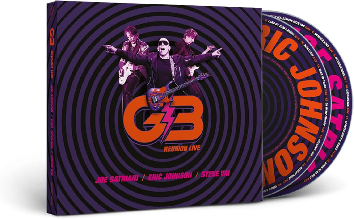 2CD - Joe Satriani, Eric Johnson, Steve Vai - G3: 25th Anniversary Reu ...