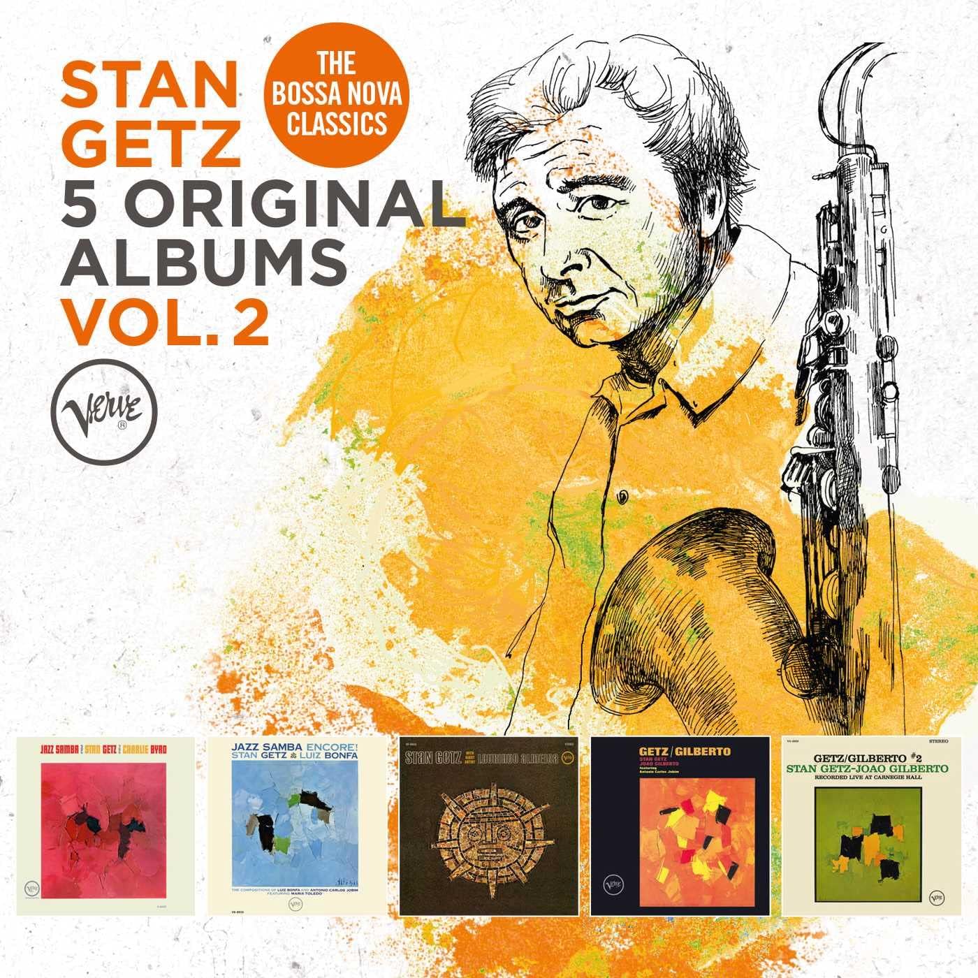 5CD - Stan Getz - 5 Original Albums Vol. 2 – Encore Records Ltd