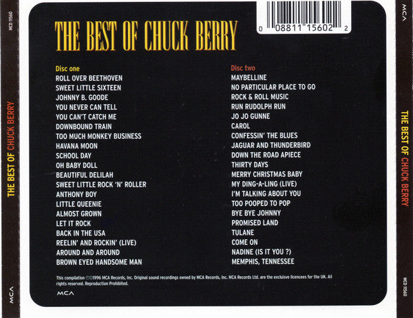 USED 2CD - Chuck Berry – The Best Of Chuck Berry MCA – Encore Records Ltd