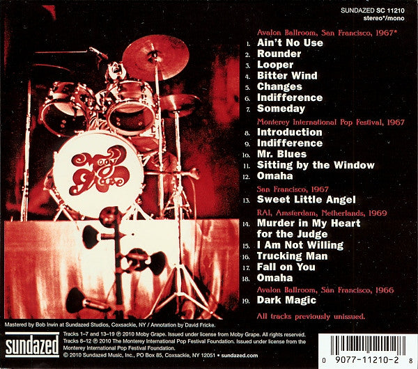 USED CD - Moby Grape – Live (Historic Live Moby Grape Performances 196 ...