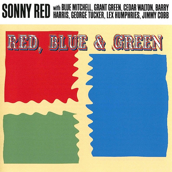 CD - Sonny Red – Red, Blue & Green – Encore Records Ltd