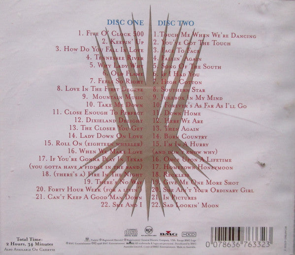 Alabama – For The Record - USED 2CD – Encore Records Ltd