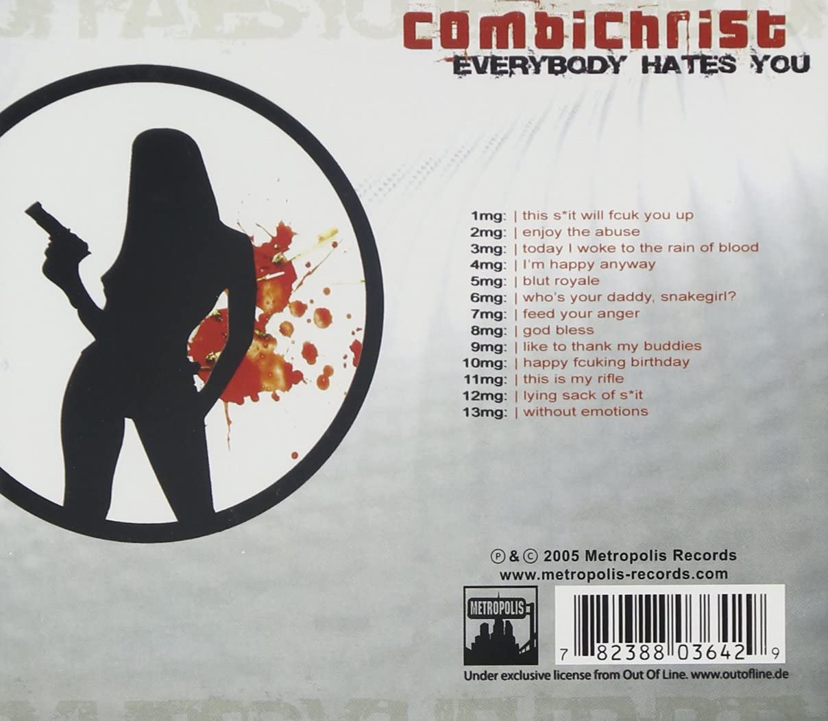 Combichrist - Everybody Hates You - CD – Encore Records Ltd